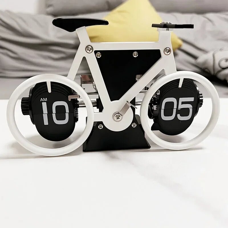 Настольные часы-велосипед, цвет bike white