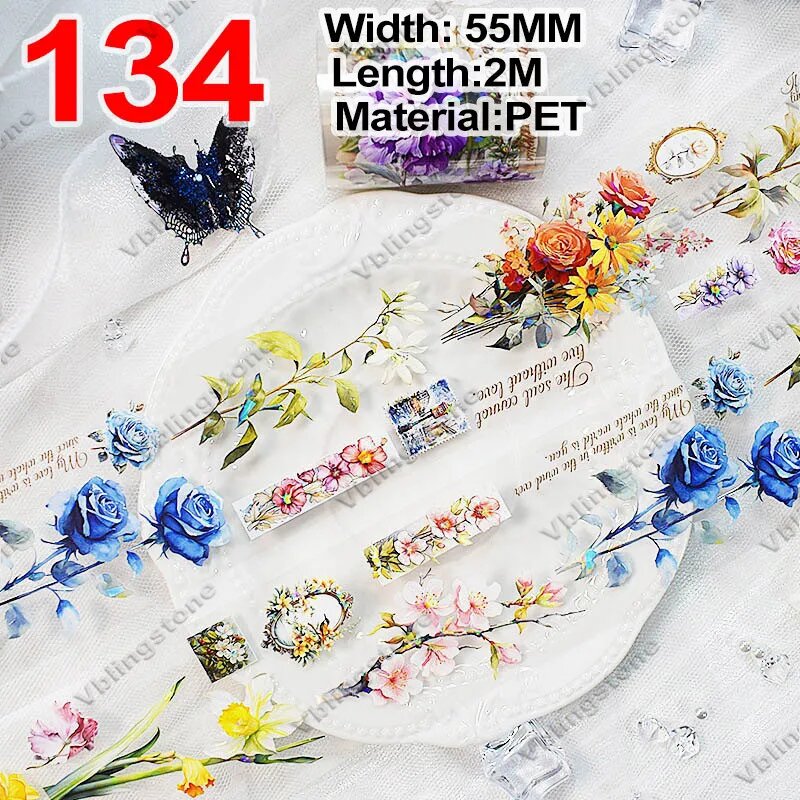 Малярная лента JDPET 50/55/60/70 мм * 2 м 134 PET