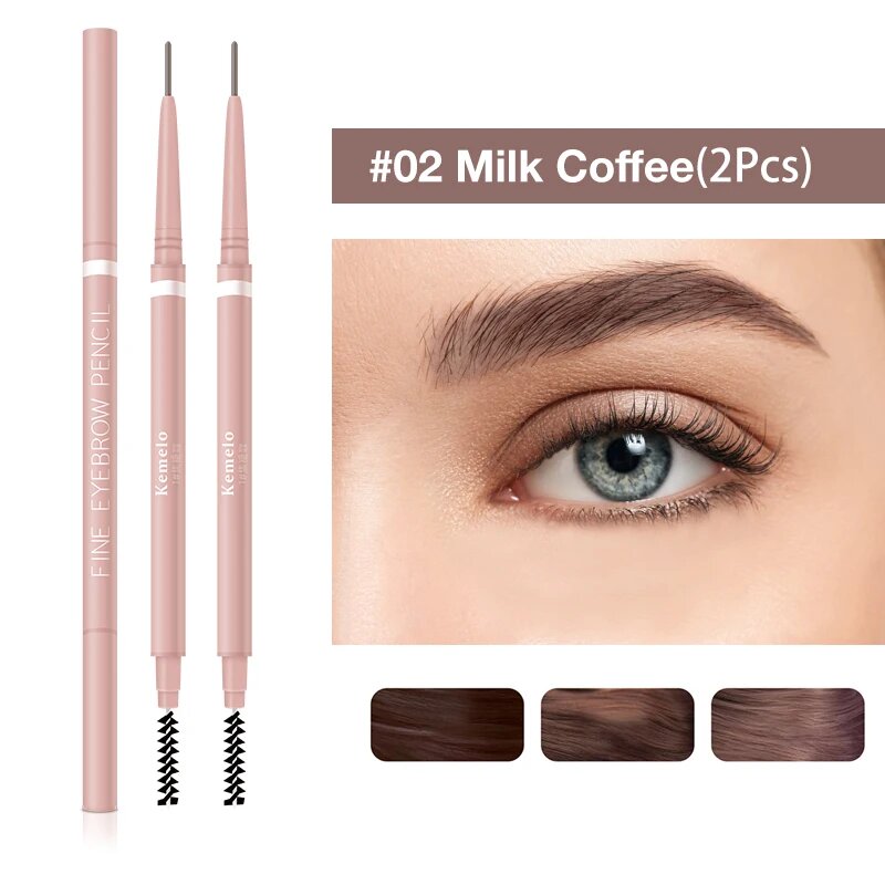 Kemelo карандаш для бровей Milk Coffee 02 (2шт)