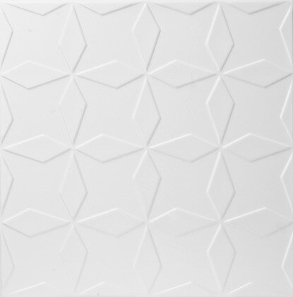 Потолочная плитка "Ромб" 2 кв. м,8 шт/Экструдированная/Пенопласт