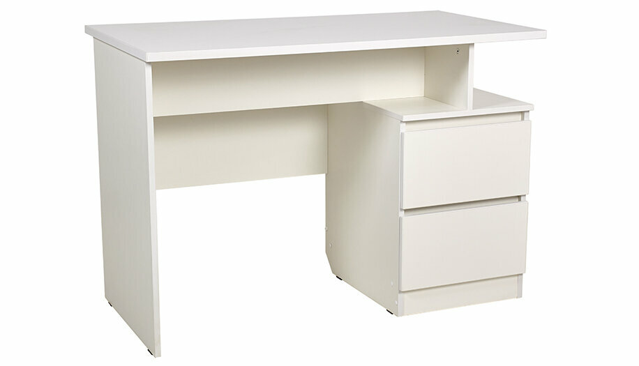 Стол письменный Polini kids Simple 1940, с ящиками, белый