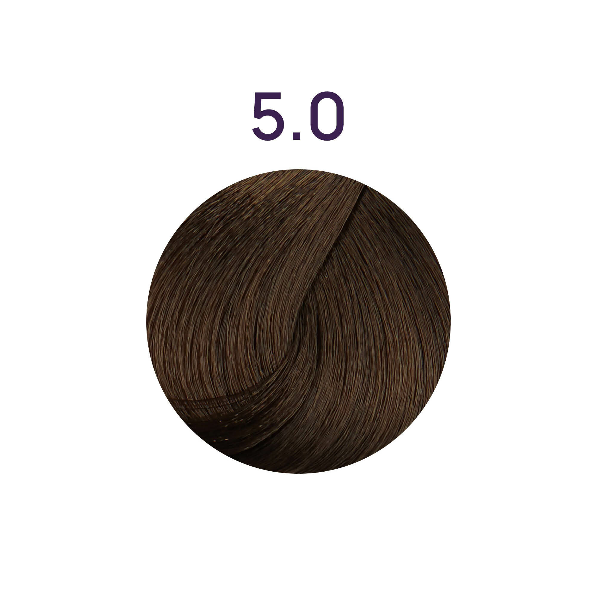 Крем-краска аммиачная 5.0 светло-коричневый Life Color Plus Farmavita 100 мл