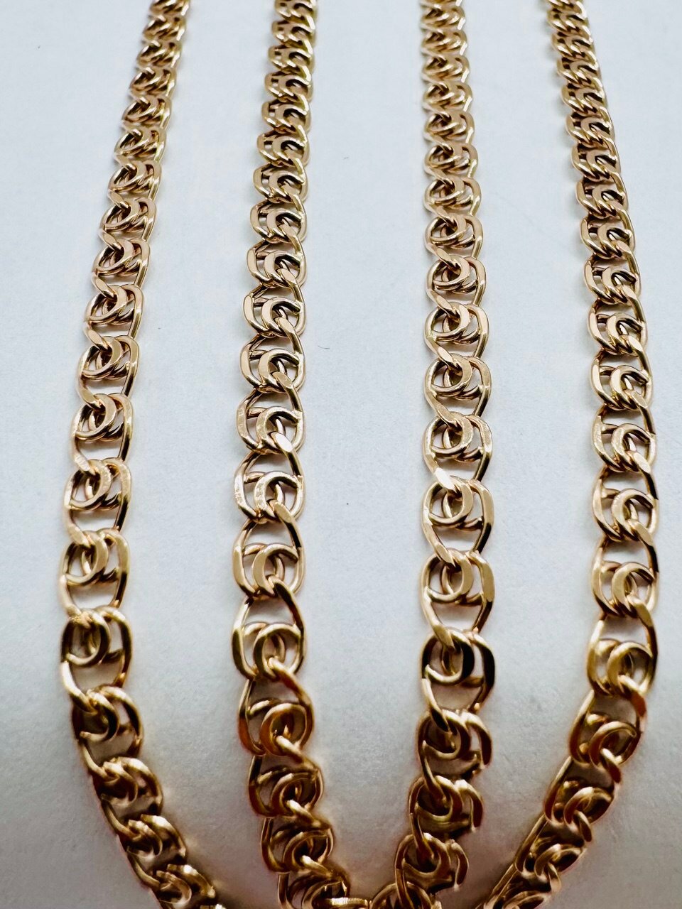 Цепь красное золото, 585 проба