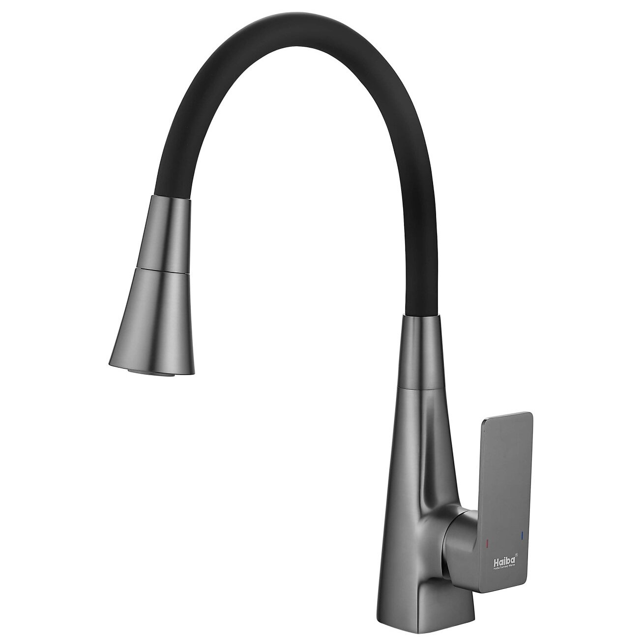 Смеситель для кухни Haiba HB73823-3 сталь