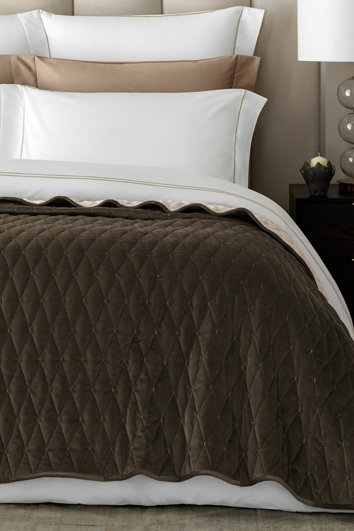 Togas Покрывало "Моретто" бархат, двустороннее, 170х220