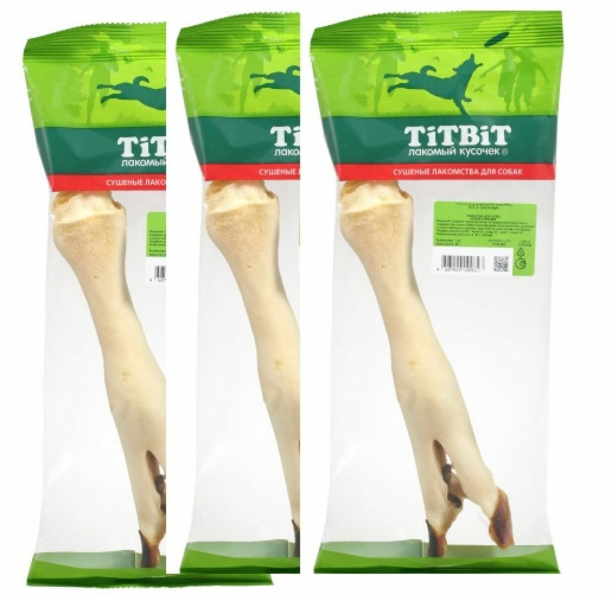 TiTBiT Лакомство для собак Нога баранья большая (3шт)