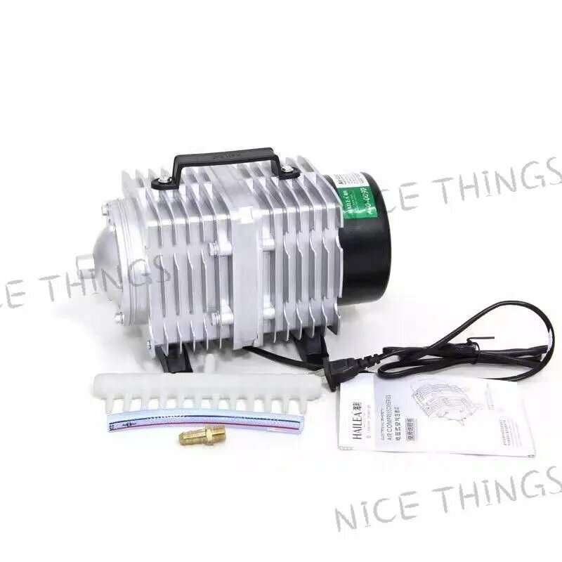 KNOW EASY-Компрессор поршневой воздушный безмасляный HAILEA ACO 318 для аквариума, септика, пруда, лазерного резака, Аэратор для септика лазерного резака