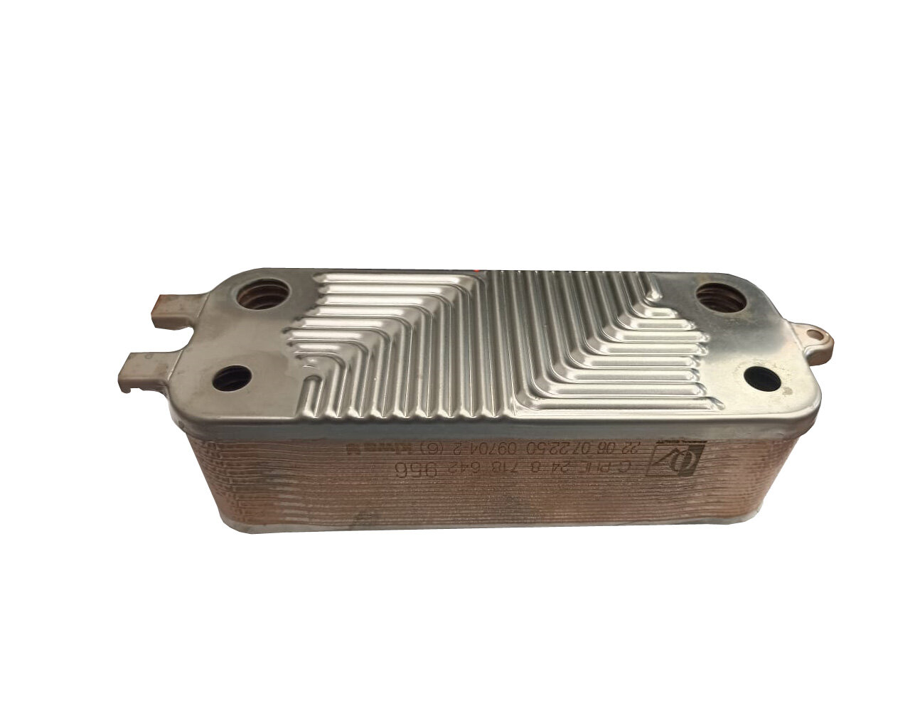 Теплообменник вторичный Buderus U072-35K Bosch Gas 6000 26 пластин Арт.87186429490