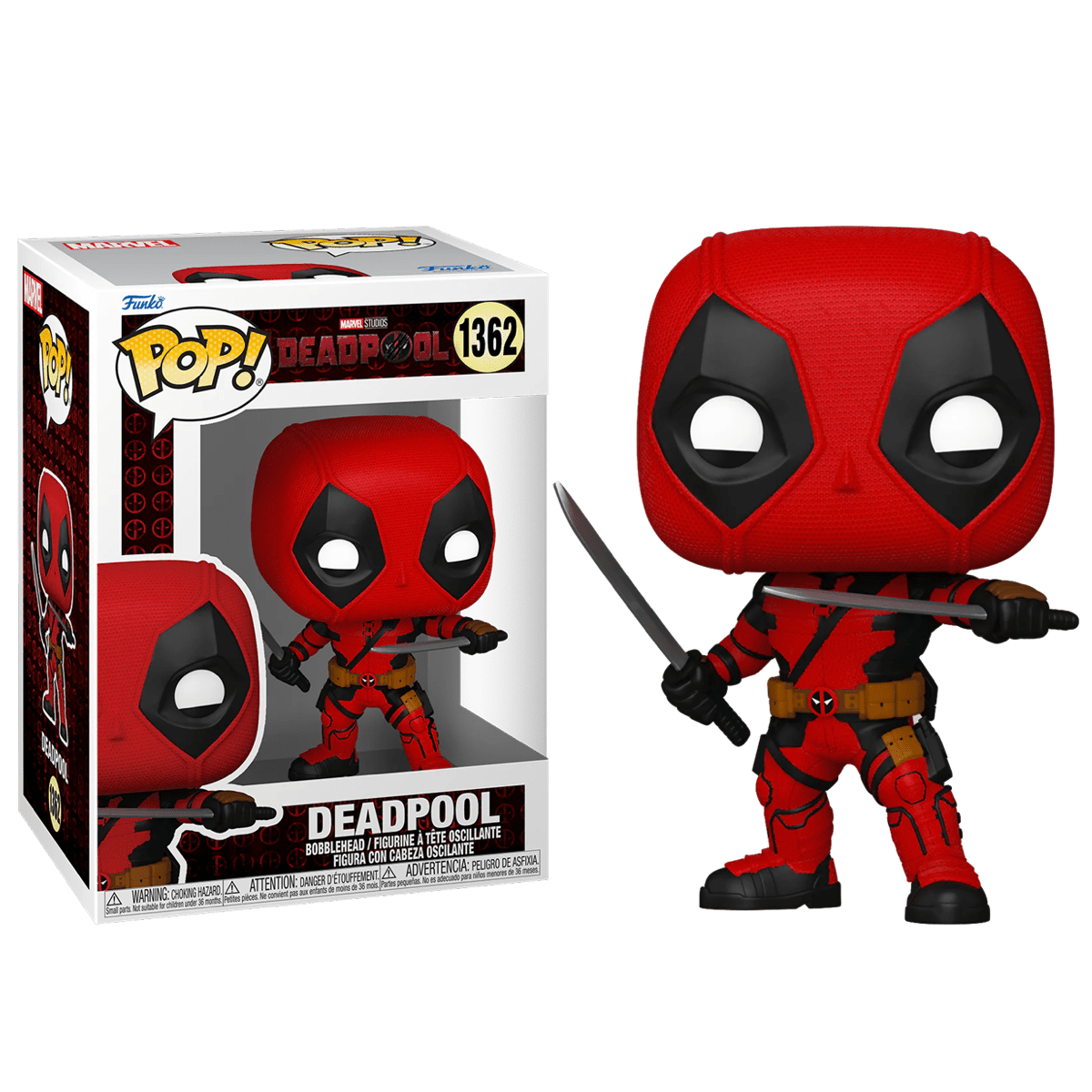 Фигурка Funko POP! Marvel Deadpool & Wolverine - Deadpool 79766 (1362) Дэдпул — фото 1