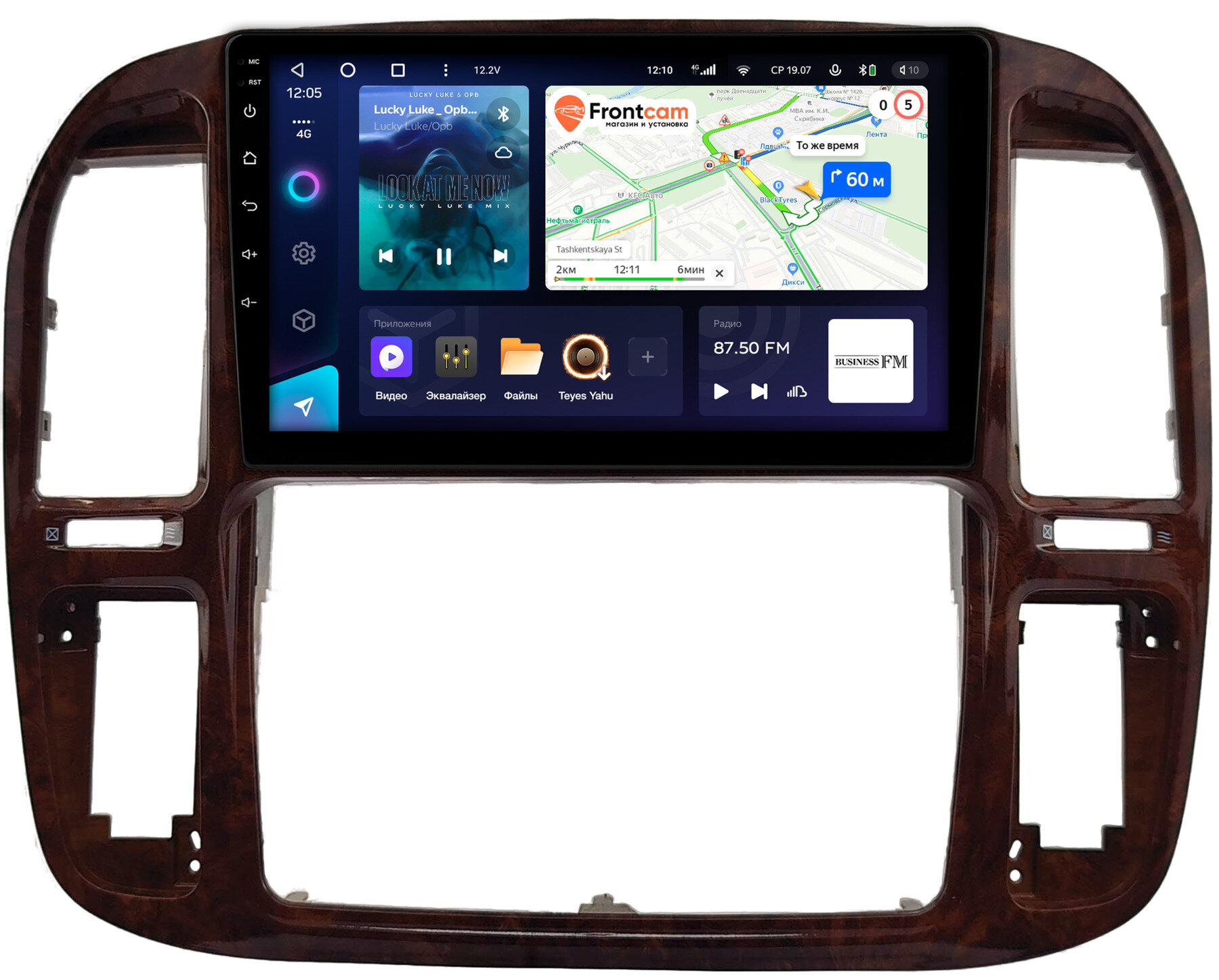 Штатная магнитола Lexus LX 470 1998-2002 (авто без экрана) Teyes CC3 4/64 9" RM-9-0442 Android 10 (4G-SIM, DSP, QLed)