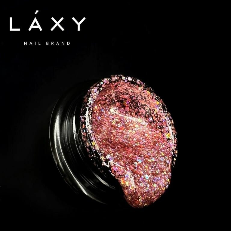 LAXY Гель лак для ногтей с блестками с глиттером дизайн маникюра, Magic №4