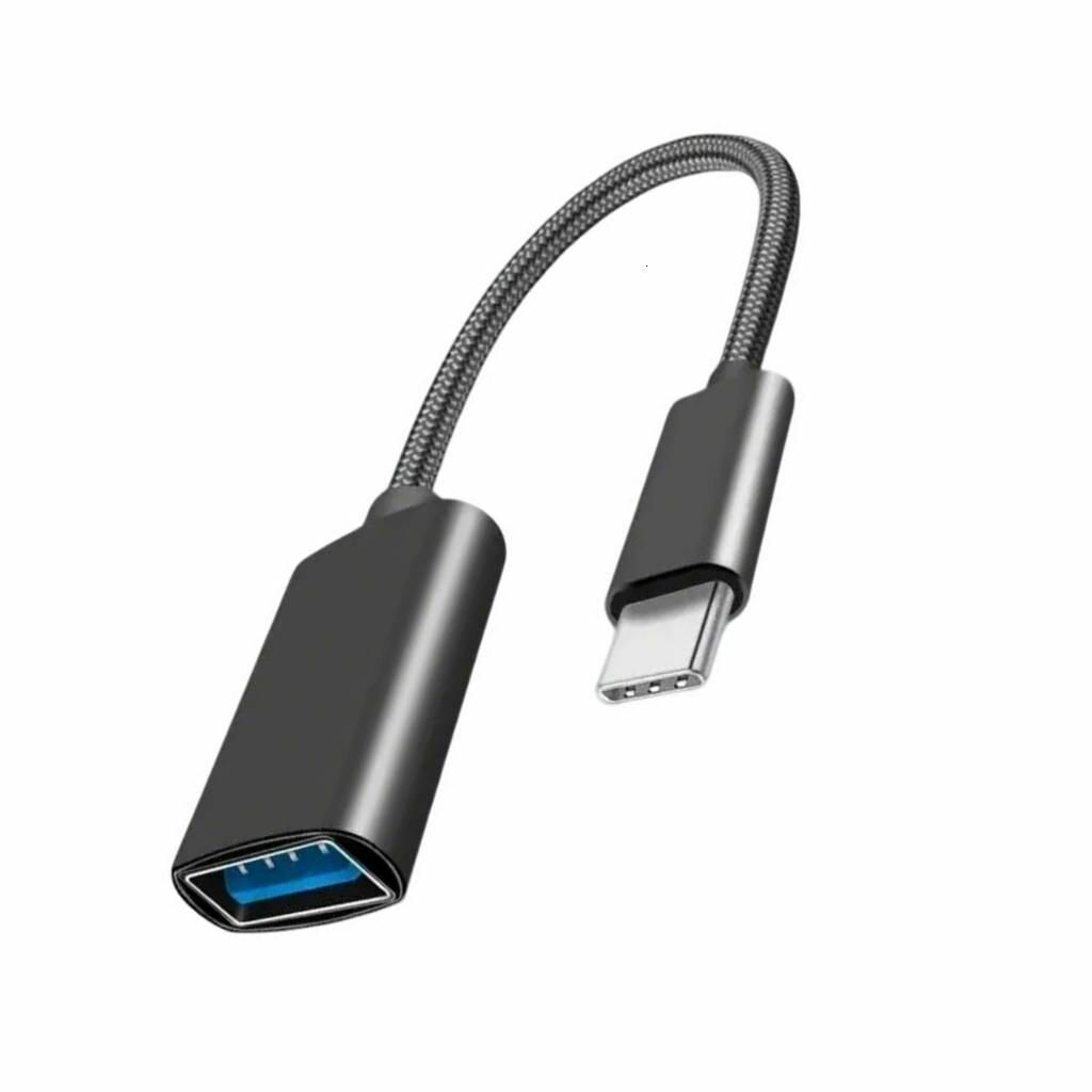 Универсальный OTG-кабель-адаптер USB2.0-Type c для электронного оборудования-черный