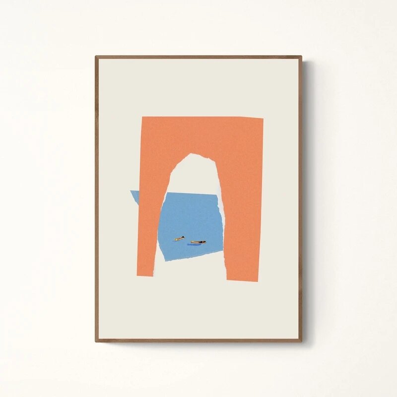 Vintage Abstract Creative Poster Curiosity Funny Whimsy Canvas Prints Premium Collage Wall Art Dorm Living Room Home Decoration