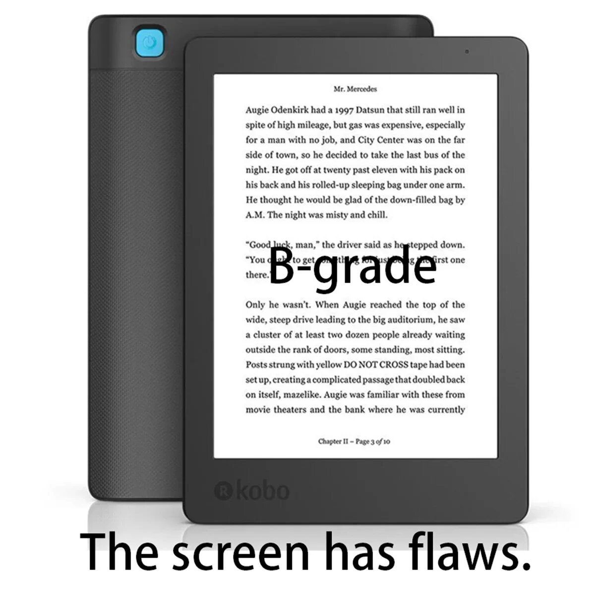 KOBO aura edition2 e-Reader с дефектом экрана 4 ГБ
