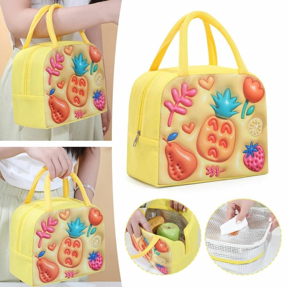 Детская портативная изолированная сумка для ланча