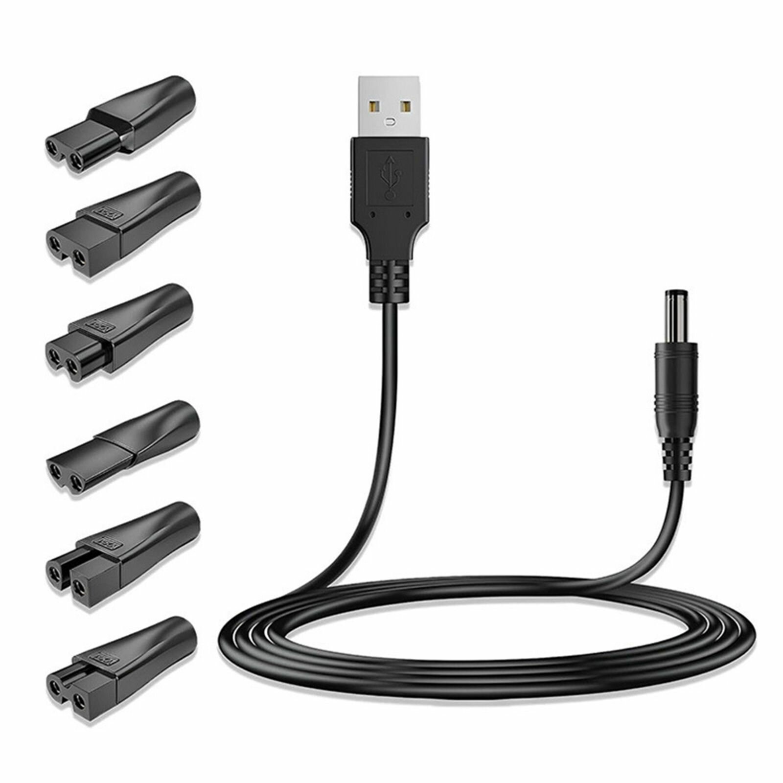 USB -адаптер устанавливает кабель зарядного устройства для очистки электрических триммеров