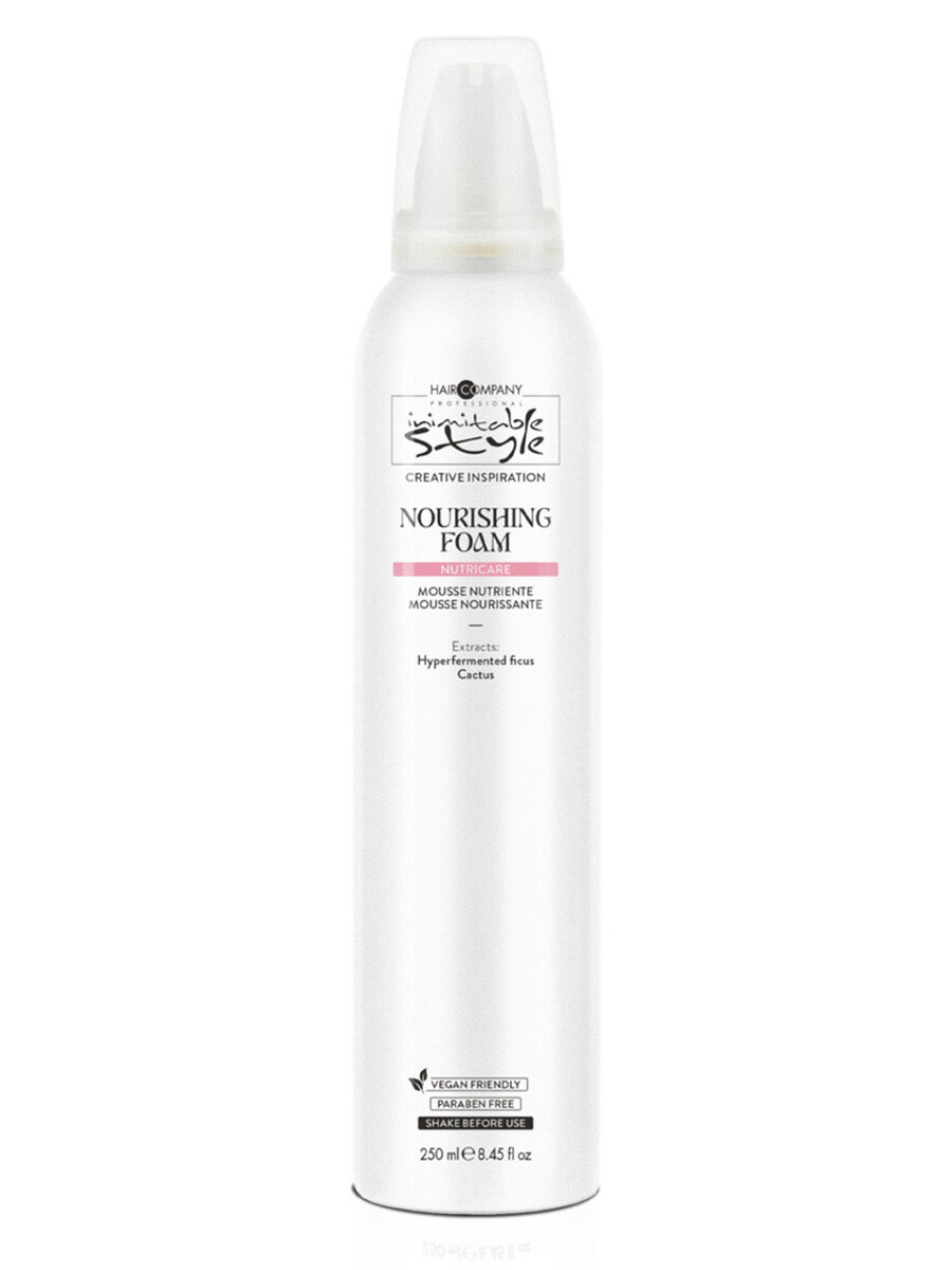 HAIR COMPANY PROFESSIONAL Питательный мусс для волос INIMITABLE STYLE, 250 мл