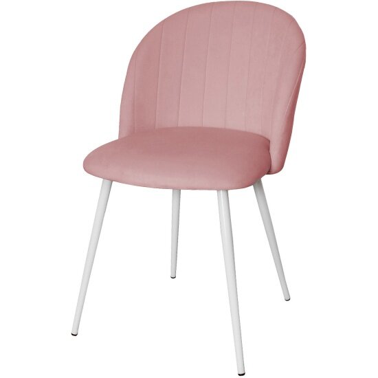Стул домашний M-group бостон, пудровый, белые ножки