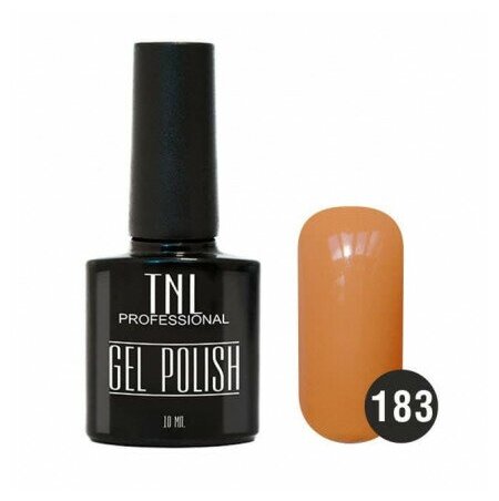 Цветной гель-лак TNL Professional № 183 - сочная морковь (10 мл.)