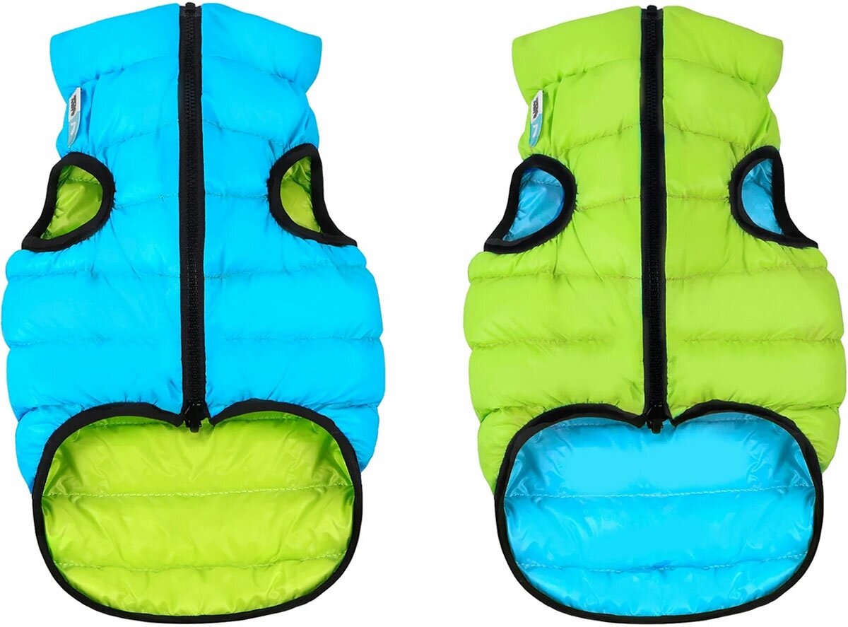 Куртка для собак Collar AiryVest двусторонняя салатово-голубая (L65)
