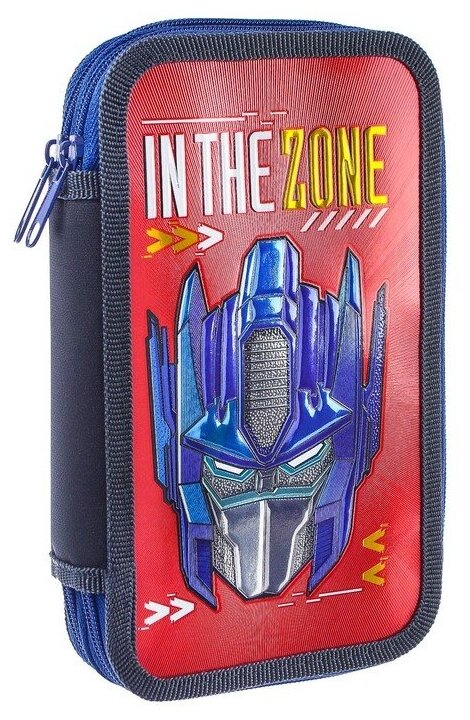 Пенал 2 секции 125*205 лам. кар 81П26/2 метал объем Transformers