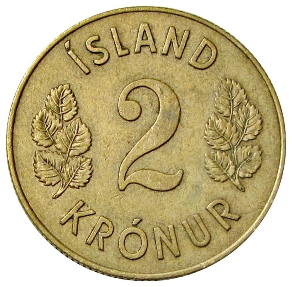 2 кроны 1962 Исландия