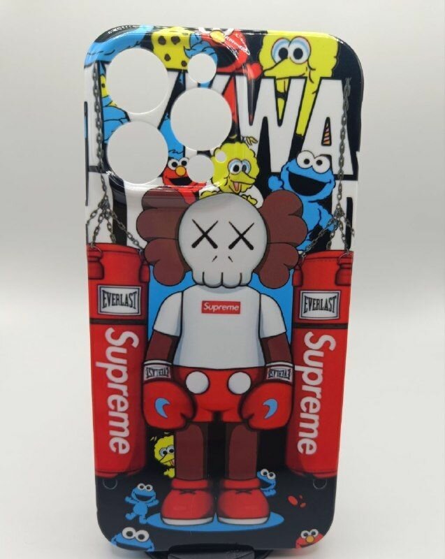 Защитный чехол с принтом KAWS для iPhone 14 Pro Max