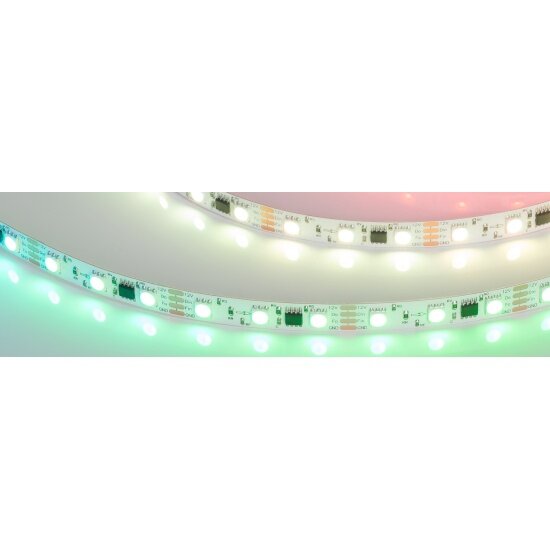 Светодиодная лента Arlight SPI-B60-10mm 12V RGB-PX3-BPT (12 W/m, IP20, 5060, 5m) (, бегущий огонь)