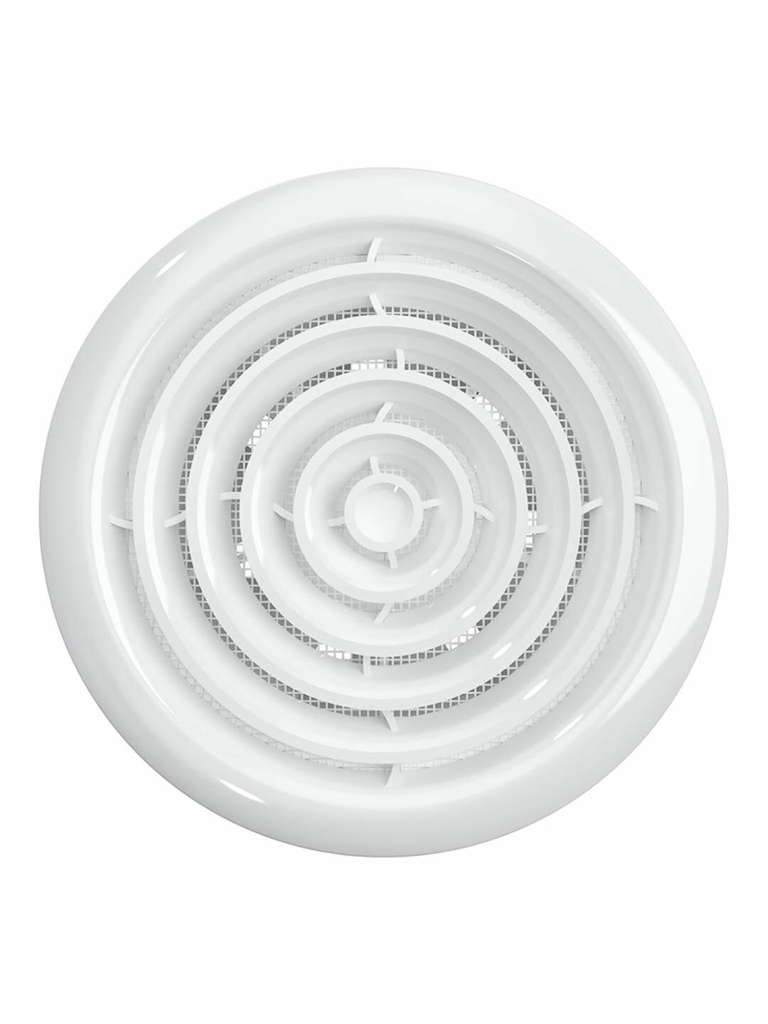 Вентилятор ERA FLOW D100, накладной, ABS-пластик, антимоскитная сетка