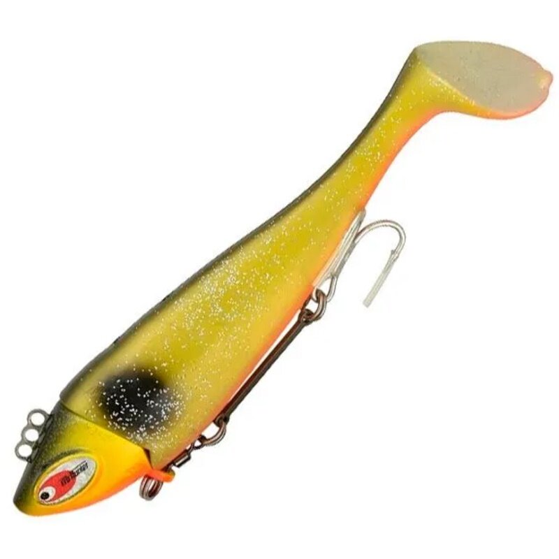 Приманка мягкая огруженная Pro Hunter Mullet Shad Jig 20см 200гр #Sunset