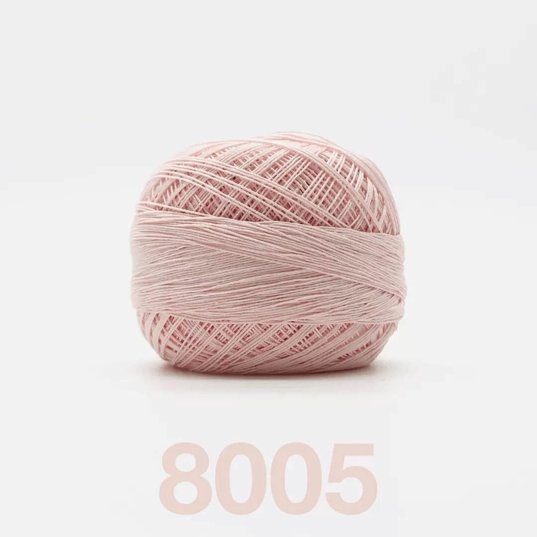 Нитки #80 для вязания кружева и украшений, 100% хлопок, 10 гр. (170 м.) цвет 8005