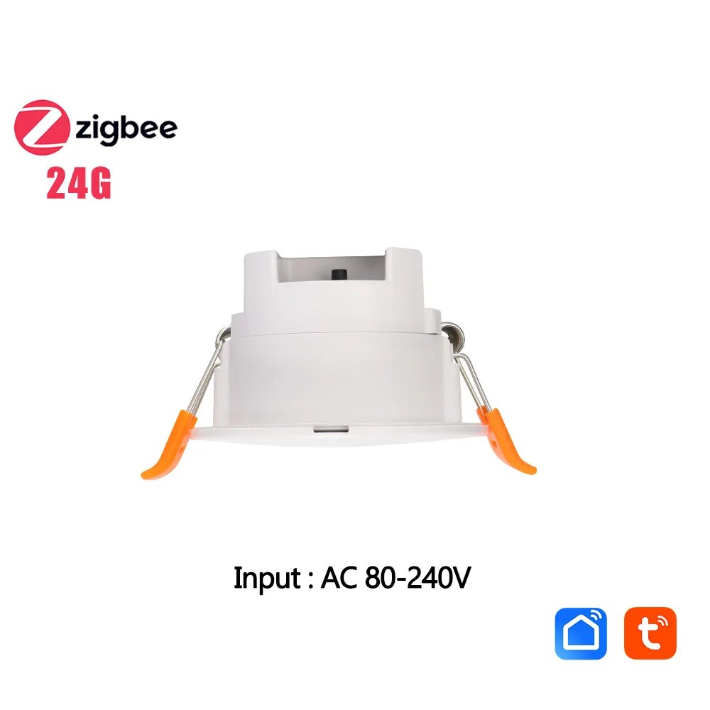 Датчик присутствия человека Zigbee WiFi 24/5.8 ГГц 24G Zigbee Ceiling