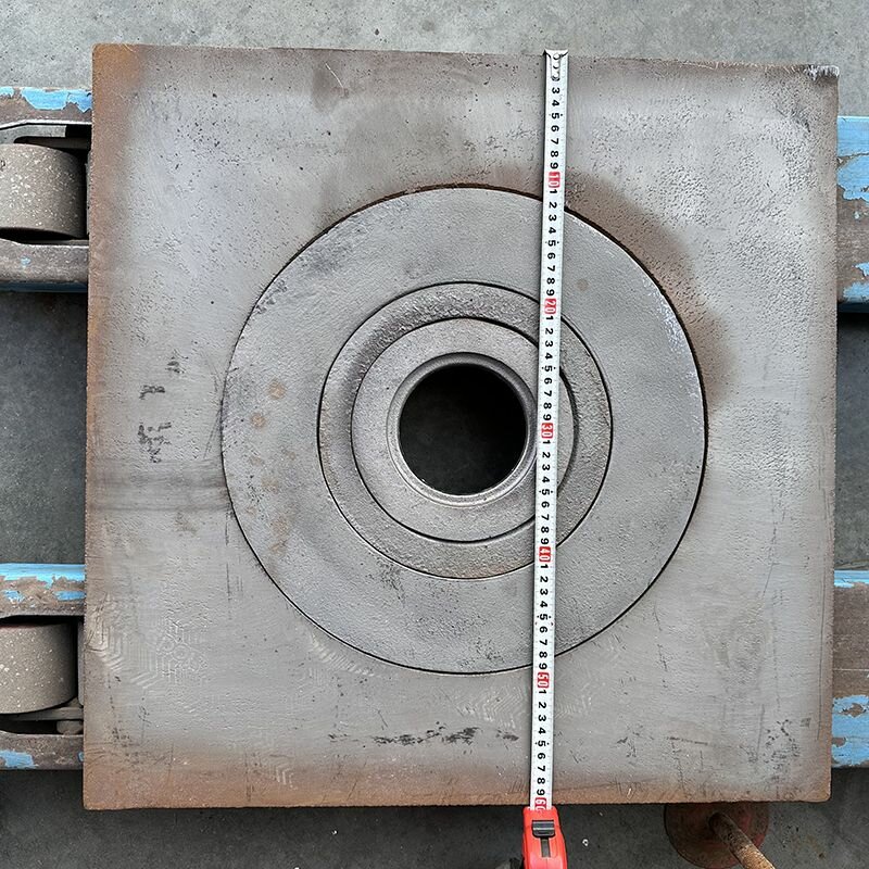 Плита печная чугунная под казан П-1-6 (П1-4) 600х600х20 мм, Бисерский завод