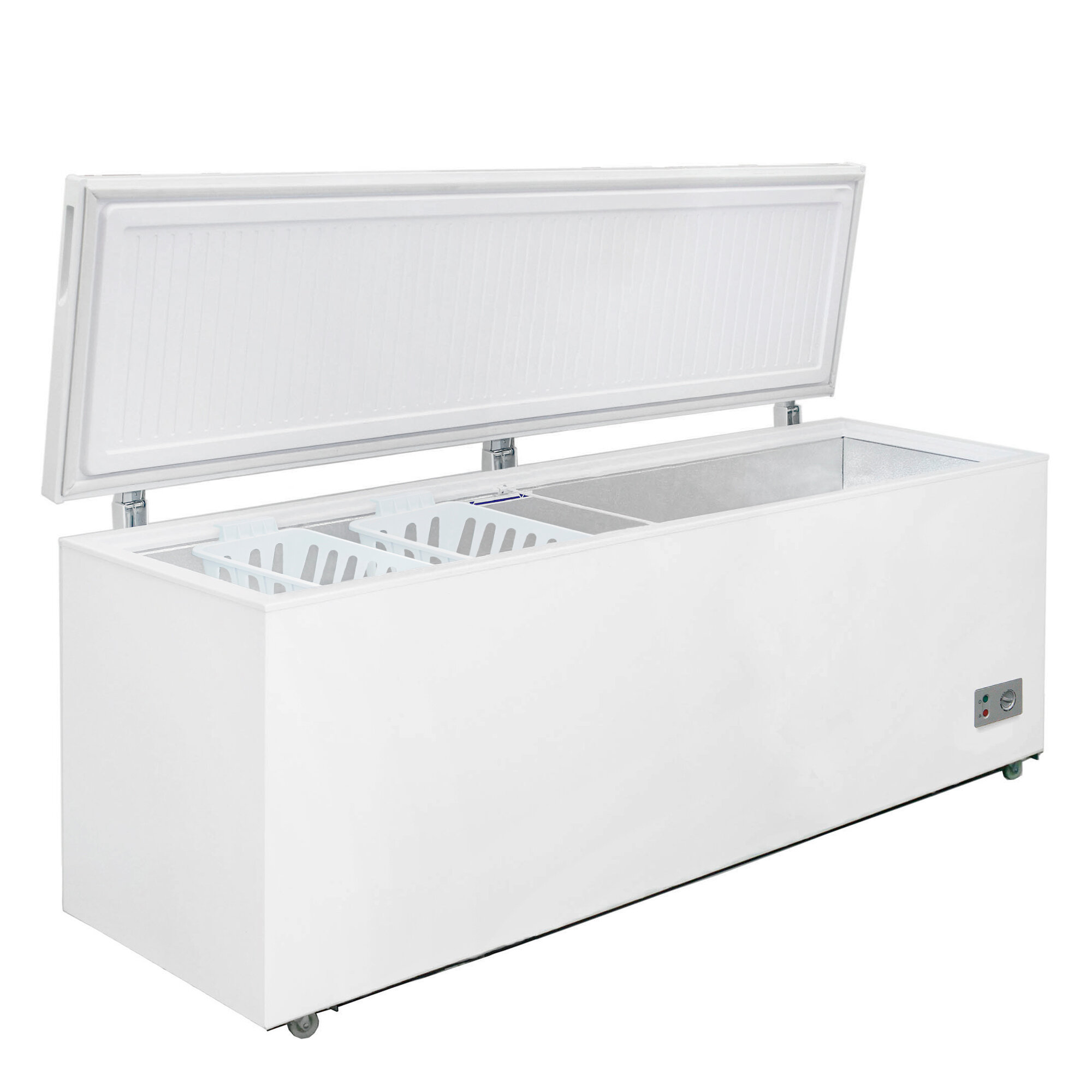 Ларь морозильный БИРЮСА-680KXQ белый, объем 600 л, суперзаморозка