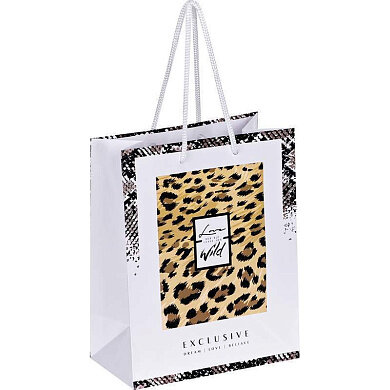 Пакет подарочный Дарите счастье Пакет ламинированный вертикальный, 18 x 23 x 8 см, черный