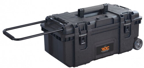 Ящик-тележка для инструментов KETER "Gear Mobile", с колесами, черный пластик.