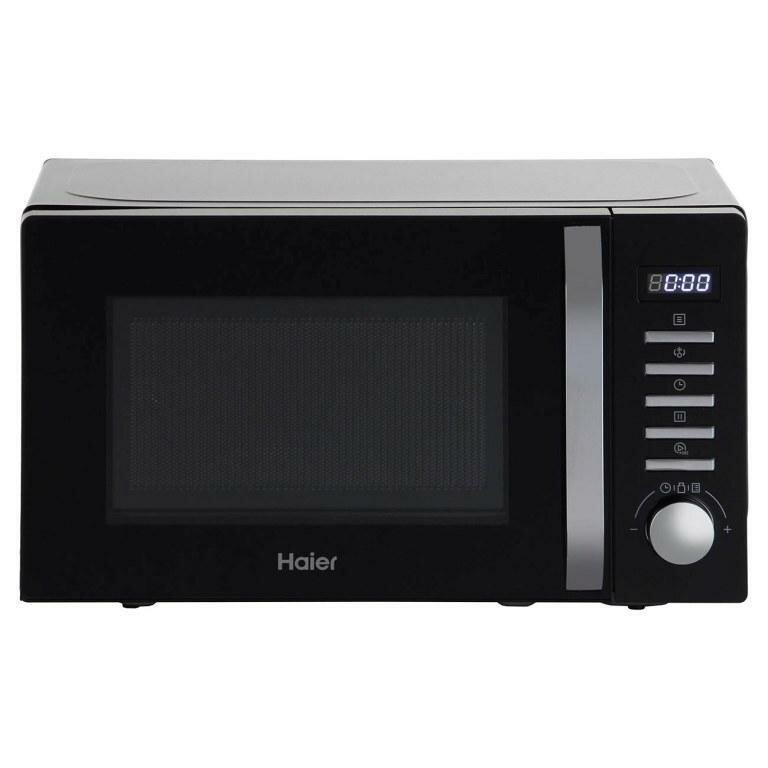 Микроволновая печь Haier HMB-DM208BA, 800Вт, 20л, эмаль, кнопочное управление