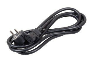Шнур питания ITK PC-C13D-1M C13-Schuko проводник:3x1.5мм2 1м 230В 10А (упак:1шт) черный