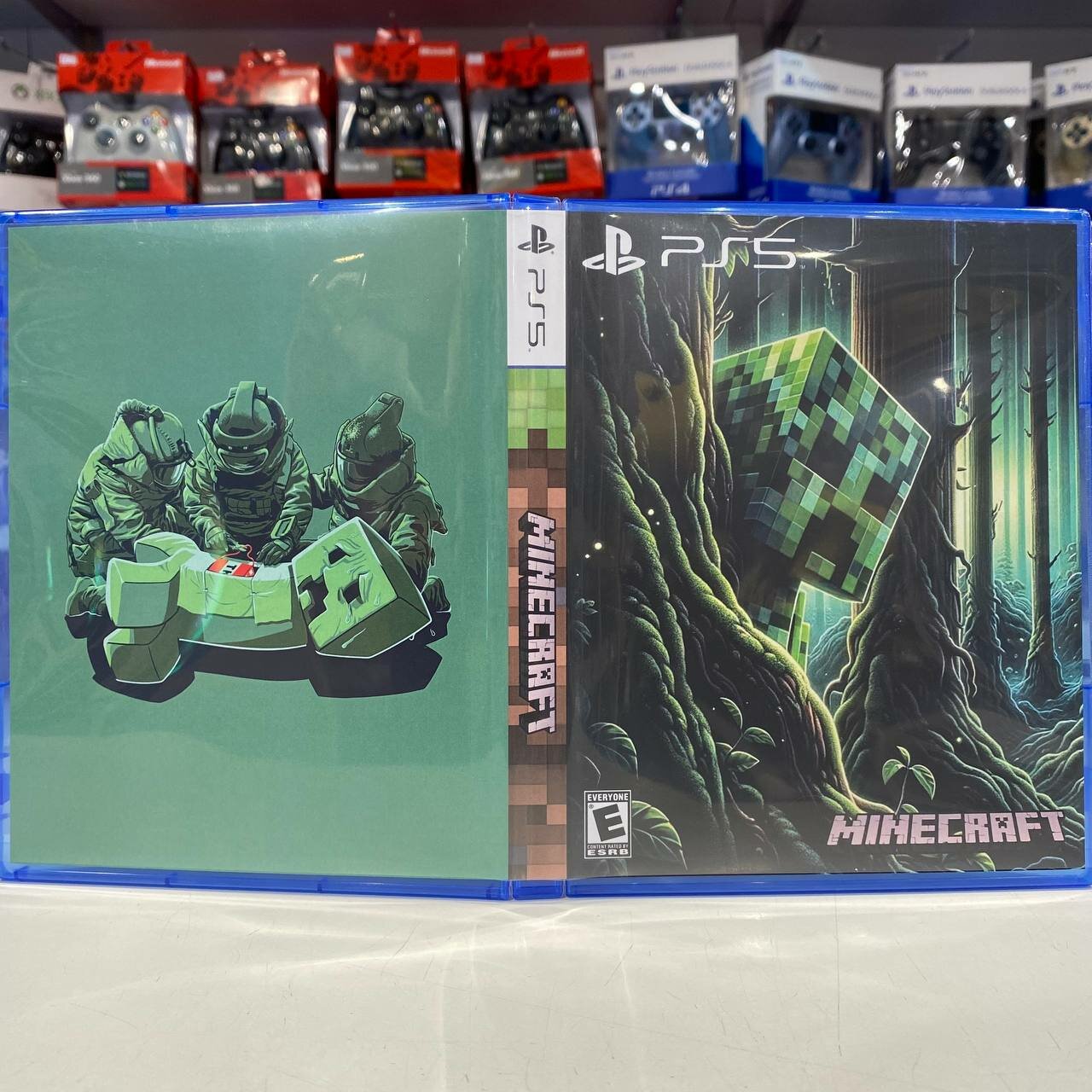 Эксклюзивная обложка PS5 для Minecraft №23