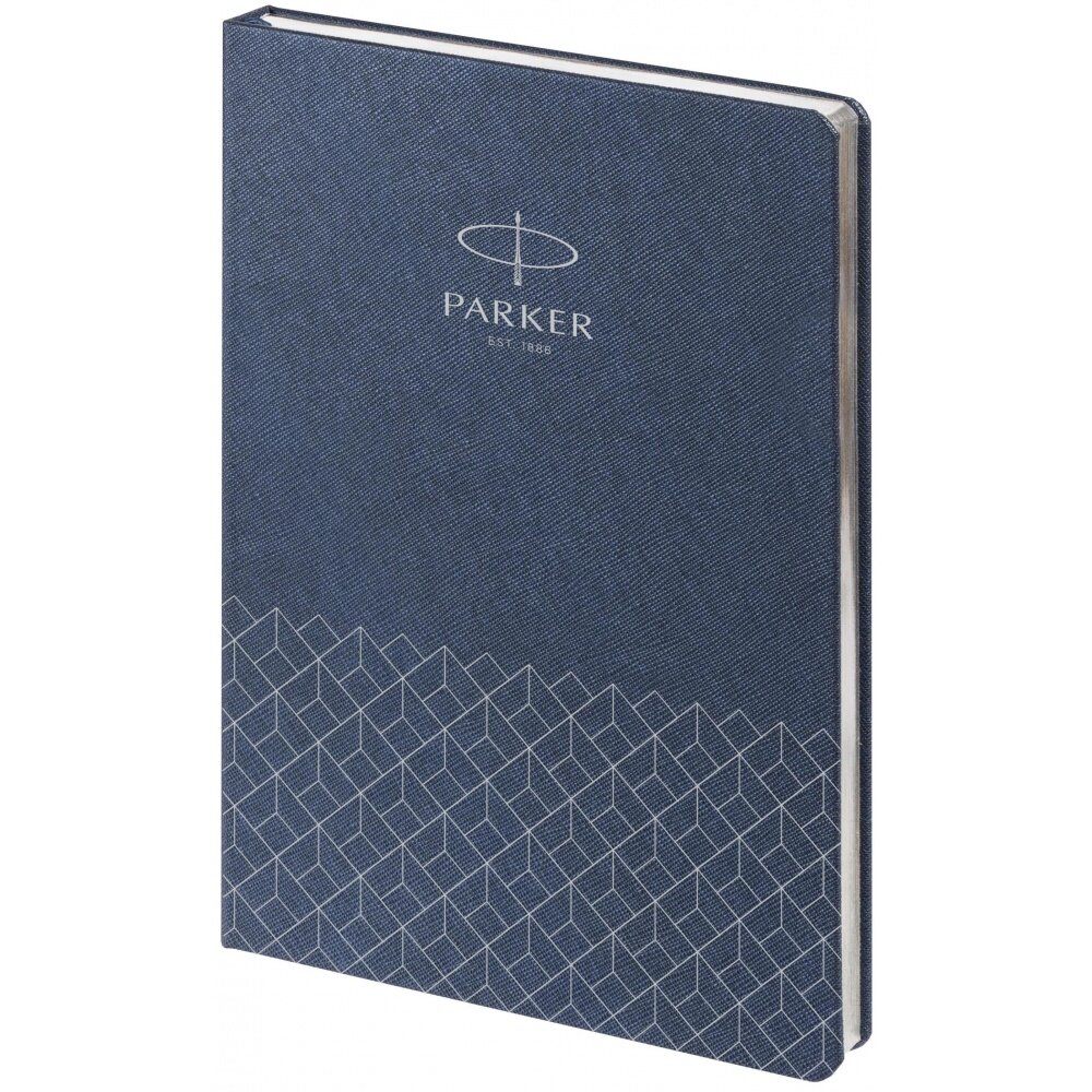 Parker P1114005 Ежедневник недатированный, синий c нанесением logo parker