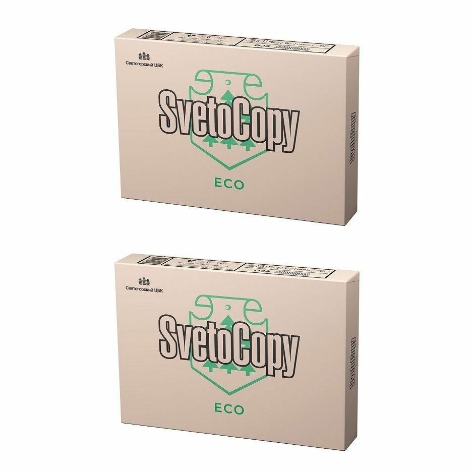 SvetoCopy Бумага Eco А4, марка С, 80 г/м2, 500 листов, 2 уп.