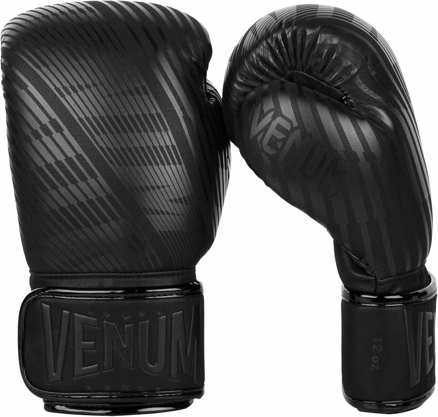 Перчатки боксерские Venum Plasma черного цвета, весом 10 унций, арт. VENUM-03168-114-10oz