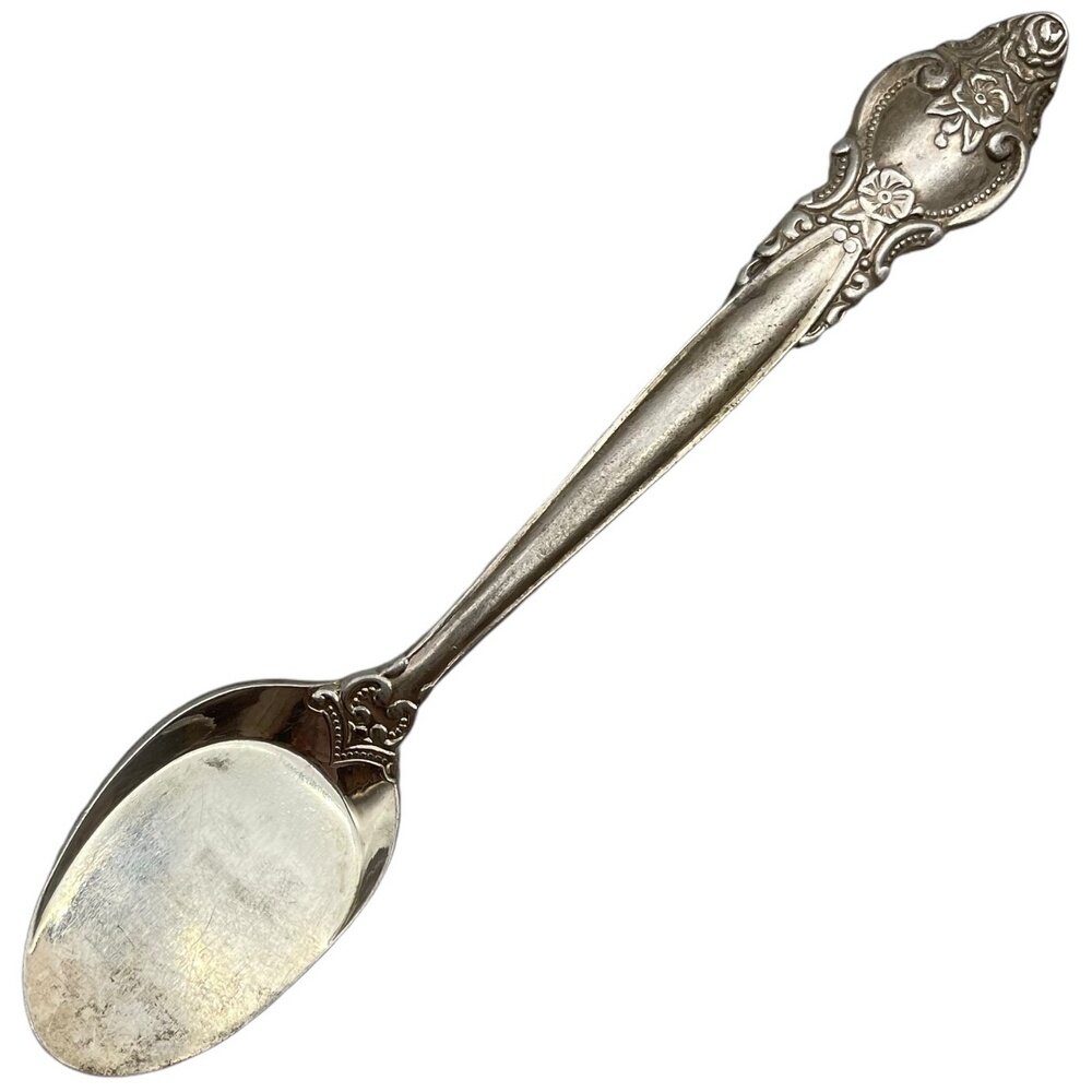 Лопатка для паштета "Троянда", мельхиор, 1974-1984 гг, Киев, СССР