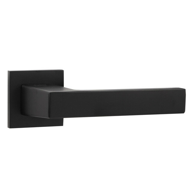 PUNTO ARC DIPLOMAT BL накладка квадрат 6 мм черная для дверной ручки стильный дизайн