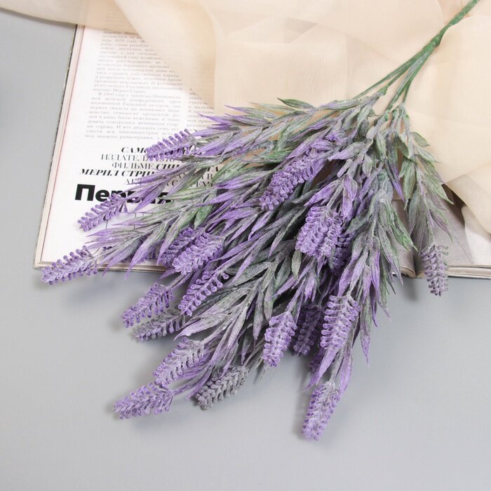 Букет "Лаванда леди люкс" 32 см, сиреневый 10709138