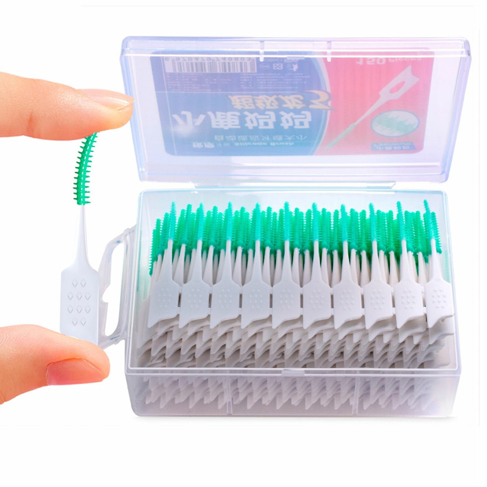 Мягкие силиконовые зубочистки, зубная нить, межзубная щетка, 150 шт, инструменты для гигиены полости рта для взрослых и детей, просты в использовании и чистке