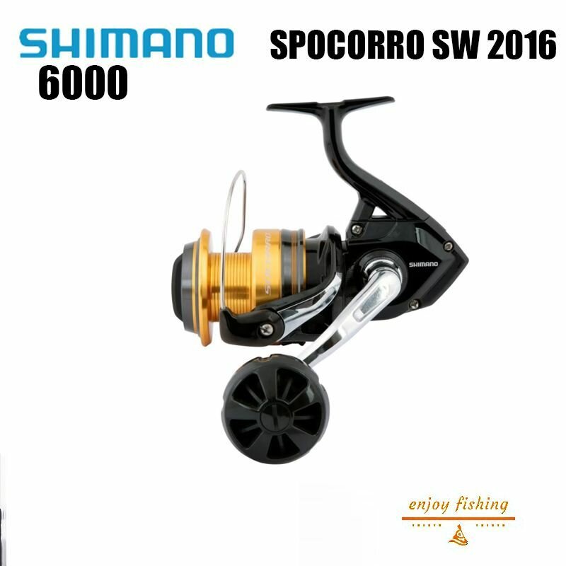 2016 NEW SHIMANO SOCORRO SW 6000 Спининговая катушка рыболовная снасть