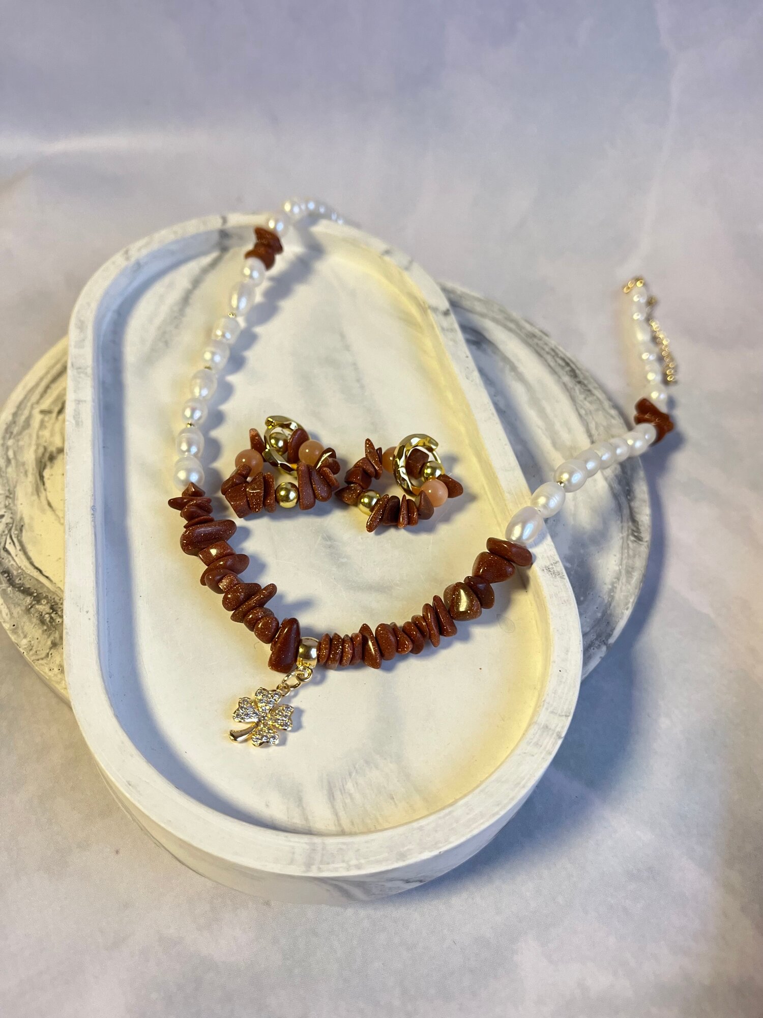 Славянский оберег, чокер, жемчуг Swarovski синтетический, жемчуг пресноводный культивированный, жемчуг имитация, жемчуг барочный, жемчуг пресноводный, жемчуг культивированный, комплект