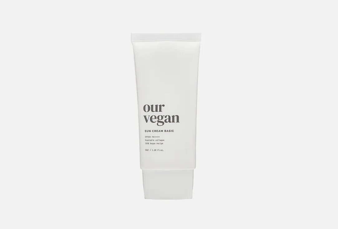 Солнцезащитный крем для лица SPF 50+ PA++++ Ma: nyo Our vegan sun cream basic, 50 мл
