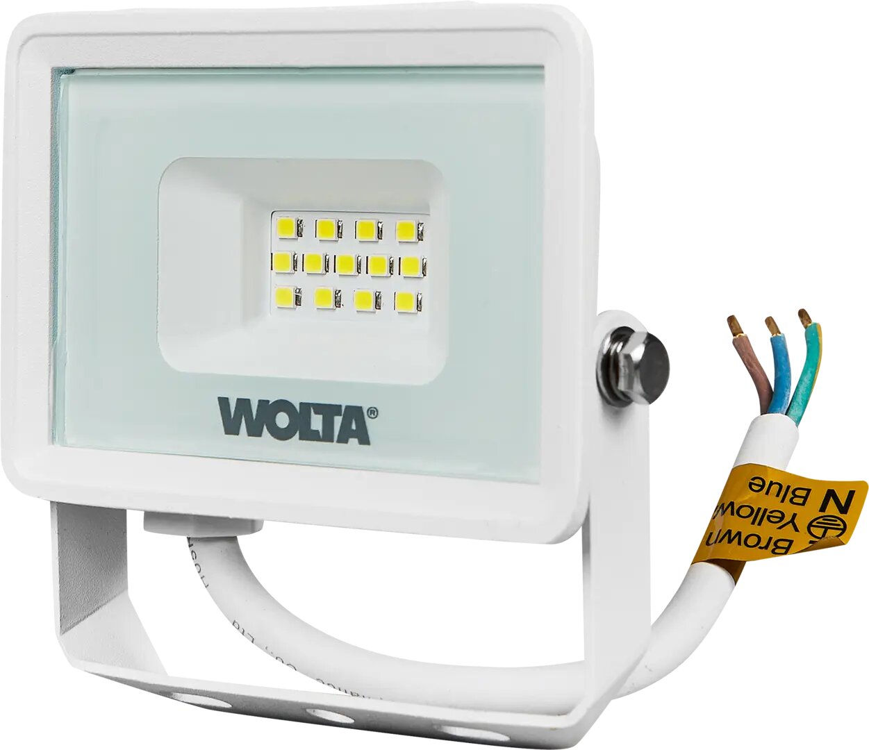 Прожектор светодиодный уличный SMD Wolta WFL-10W/08W 10 Вт 5700 К нейтральный белый свет